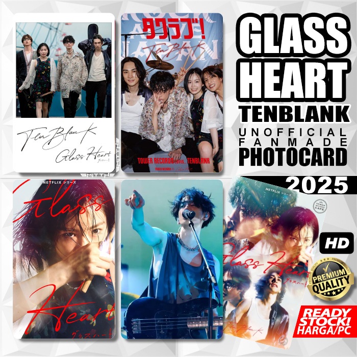 Photocard TENBLANK Glass Heart Photo Card Collection Card jdorama ...