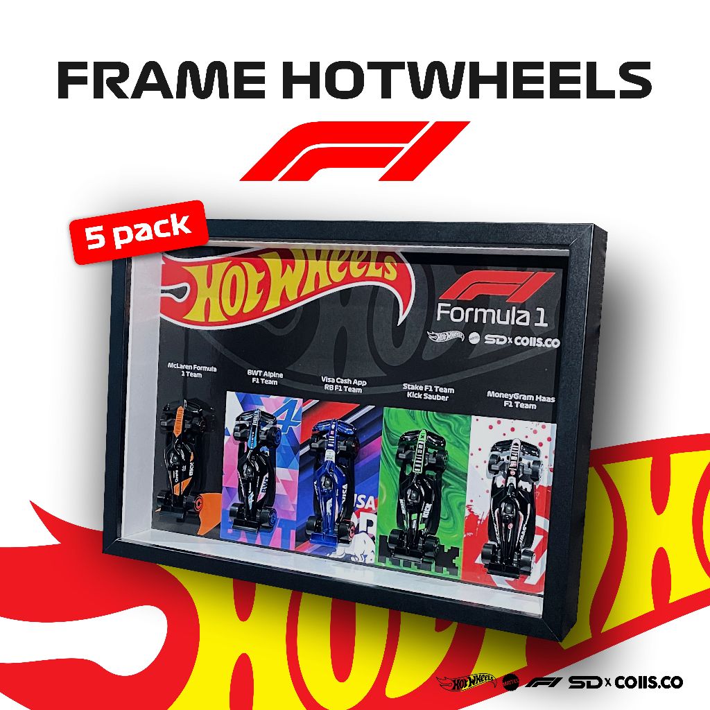 HotWheels F1 Formula 1 Frame (5 pack) | Shopee Malaysia