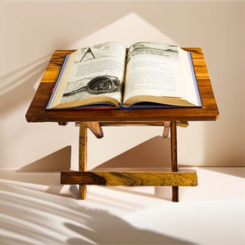 Rehal Wooden Folding Table for Quran Recitation Portable Study Table ...