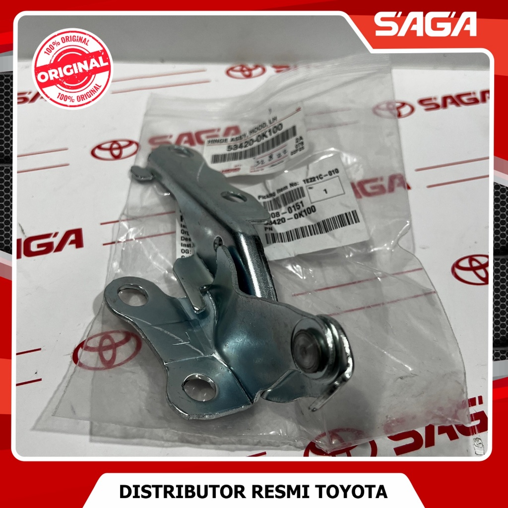 MESIN SAGA SAGA | Original Left Hood Hinge for Old Fortuner 2004-2015 ...