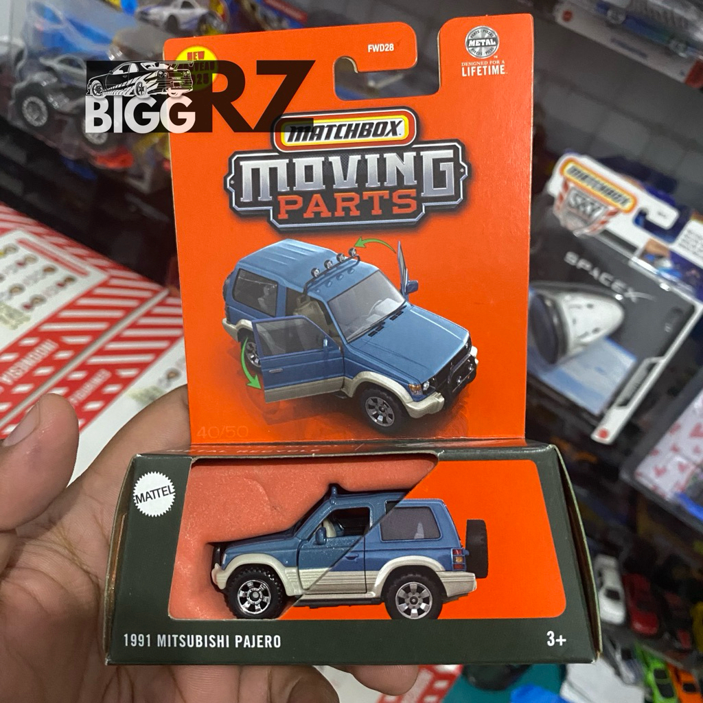 Matchbox 1991 Mitsubishi Pajero Moving Parts | Shopee Malaysia