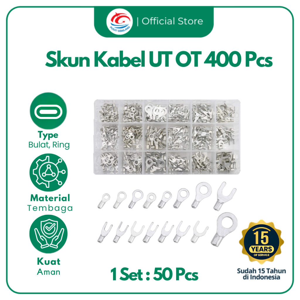 UT OT Cable Skun Set Cold Press Electric Copper Terminal Various Sizes ...
