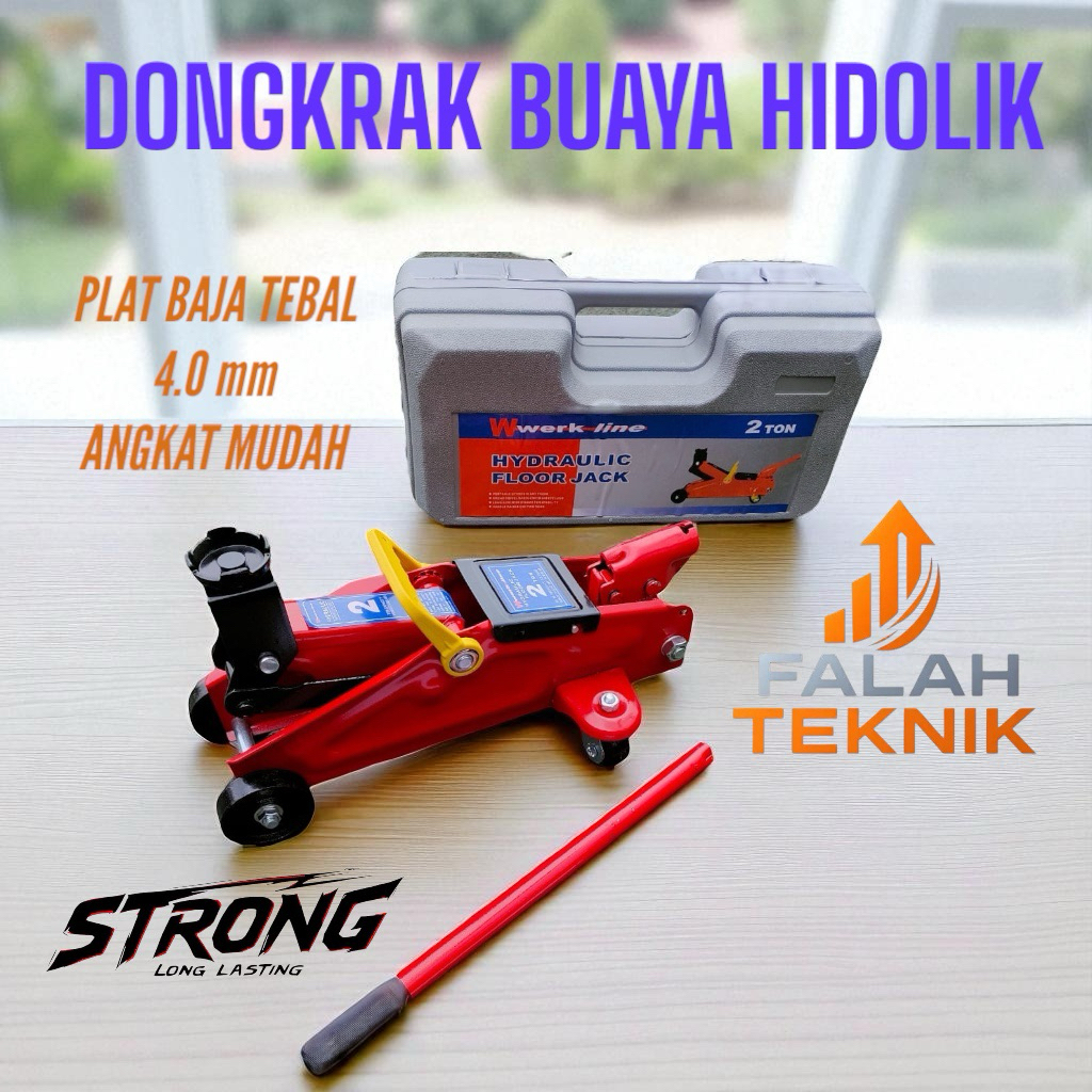 Crocodile Jack 2 Ton Hydraulic Floor Jack PVC Box Jack | Shopee Malaysia