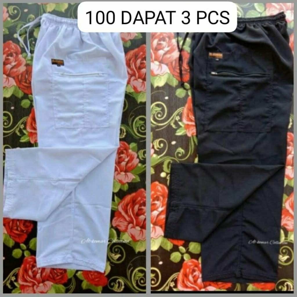 100 GET 3 PCS Adult Sirwal Pants Komprang Pants pangsi Pants cingkrang ...
