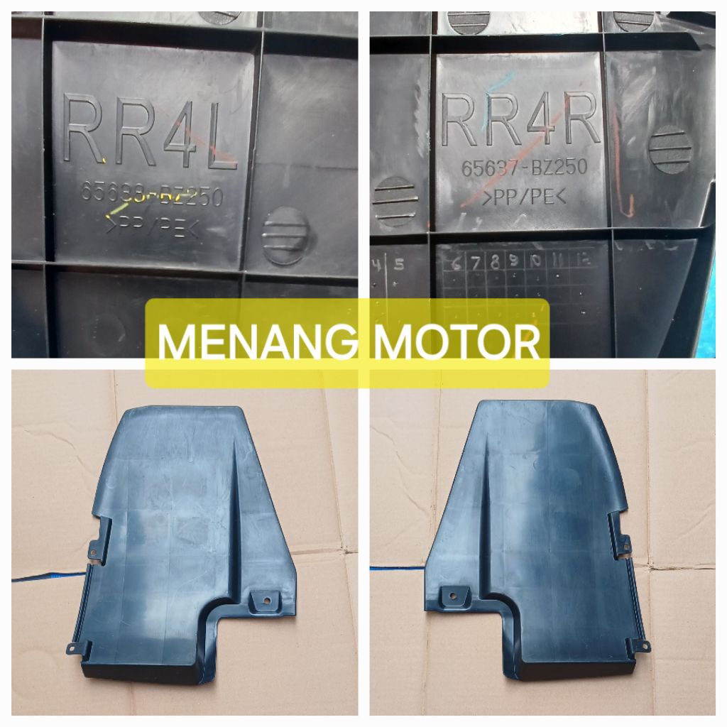 ALL NEW RUSH TERIOS REAR FENDER LINER 2018 2019 2020 2021 2022 2023 ...