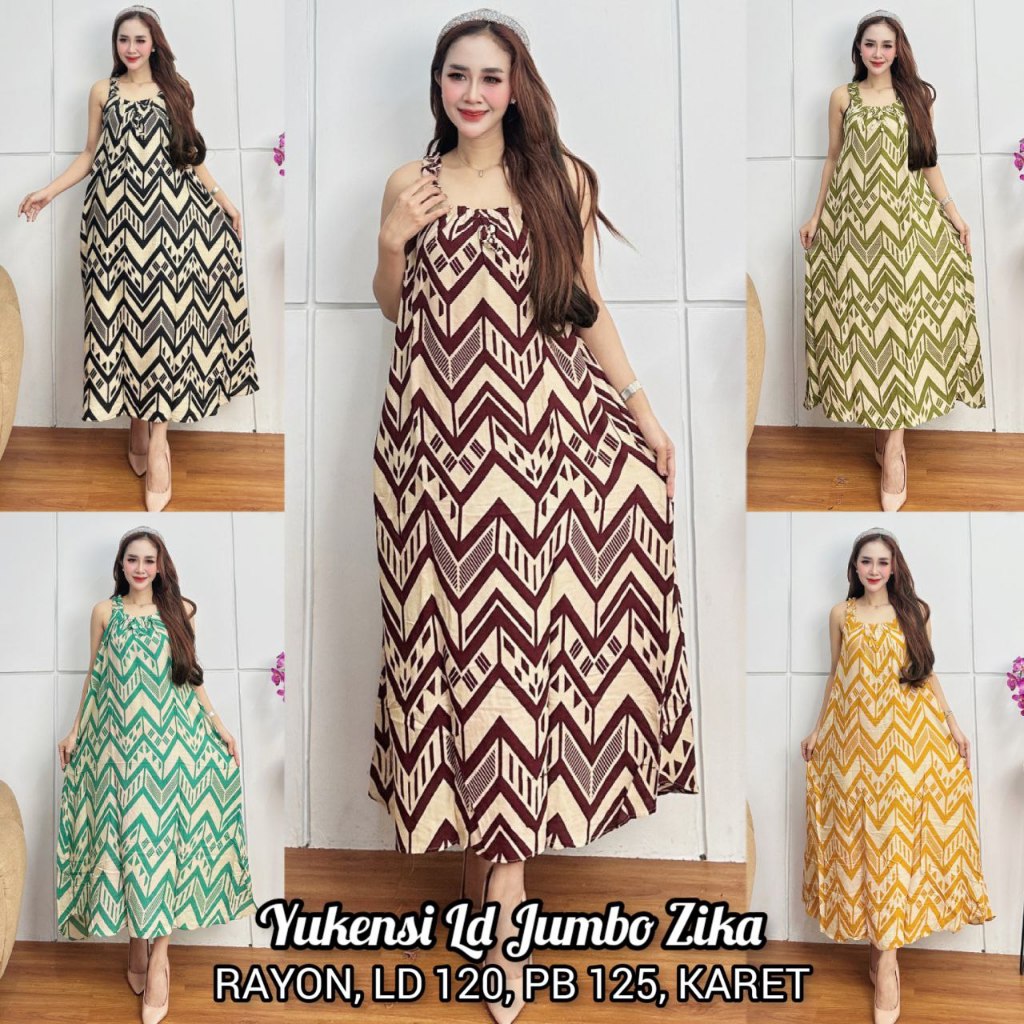 Latest Long Yukensi Daster with Jasmine Motif | Shopee Malaysia