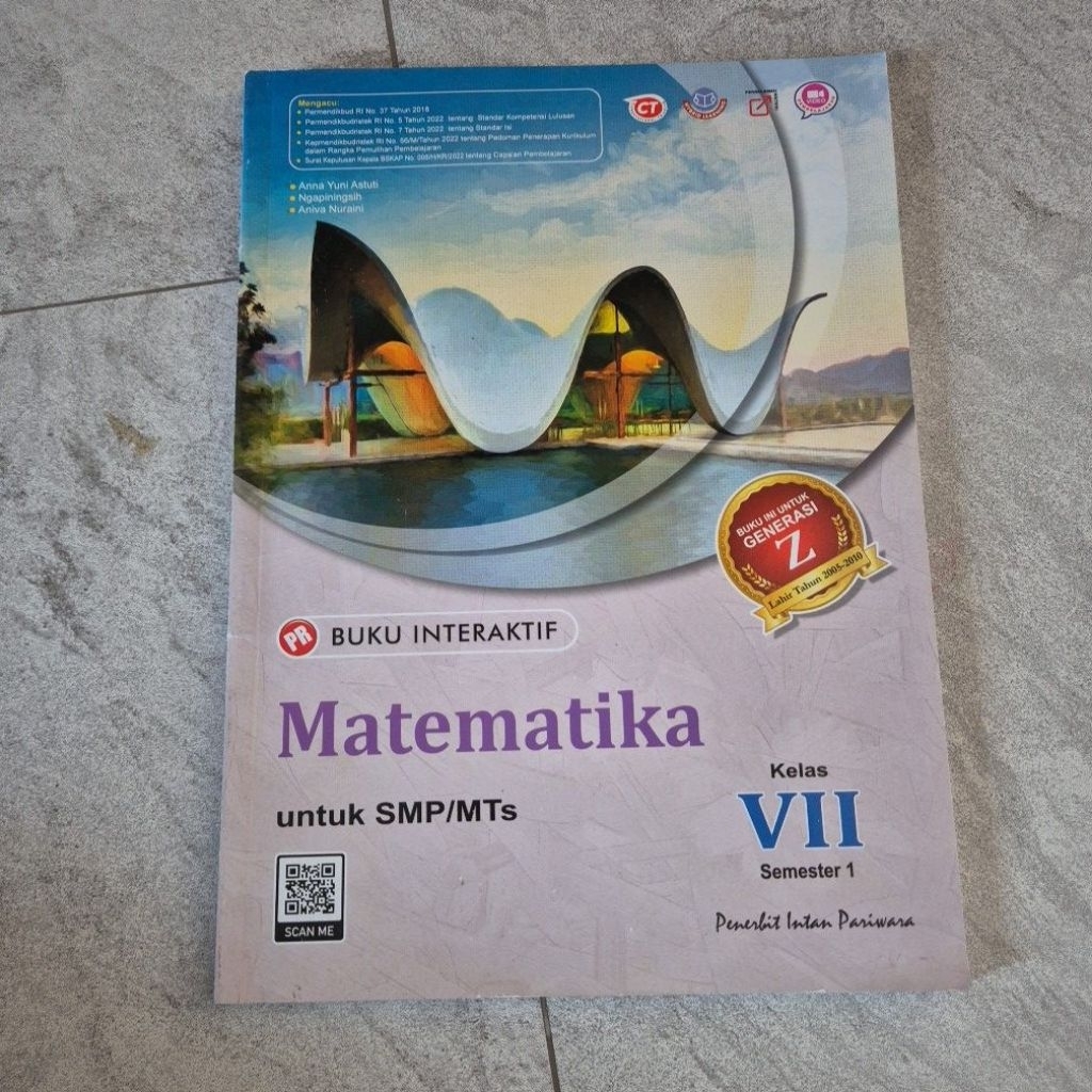 -NEW- interactive mathematics textbook for class 7 semester 1 SMP/MTs ...