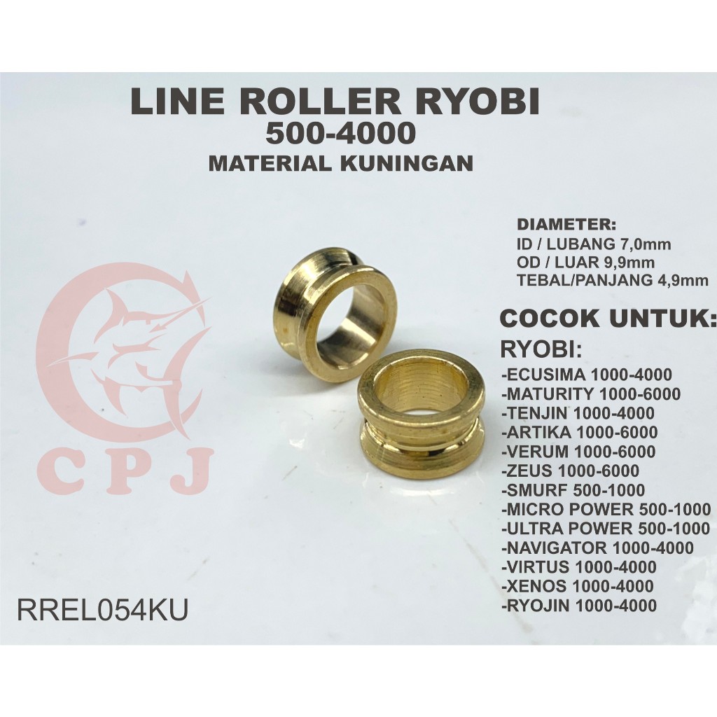 BRASS RYOBI 500-4000 ROLLER. (RREL054KU) | Shopee Malaysia