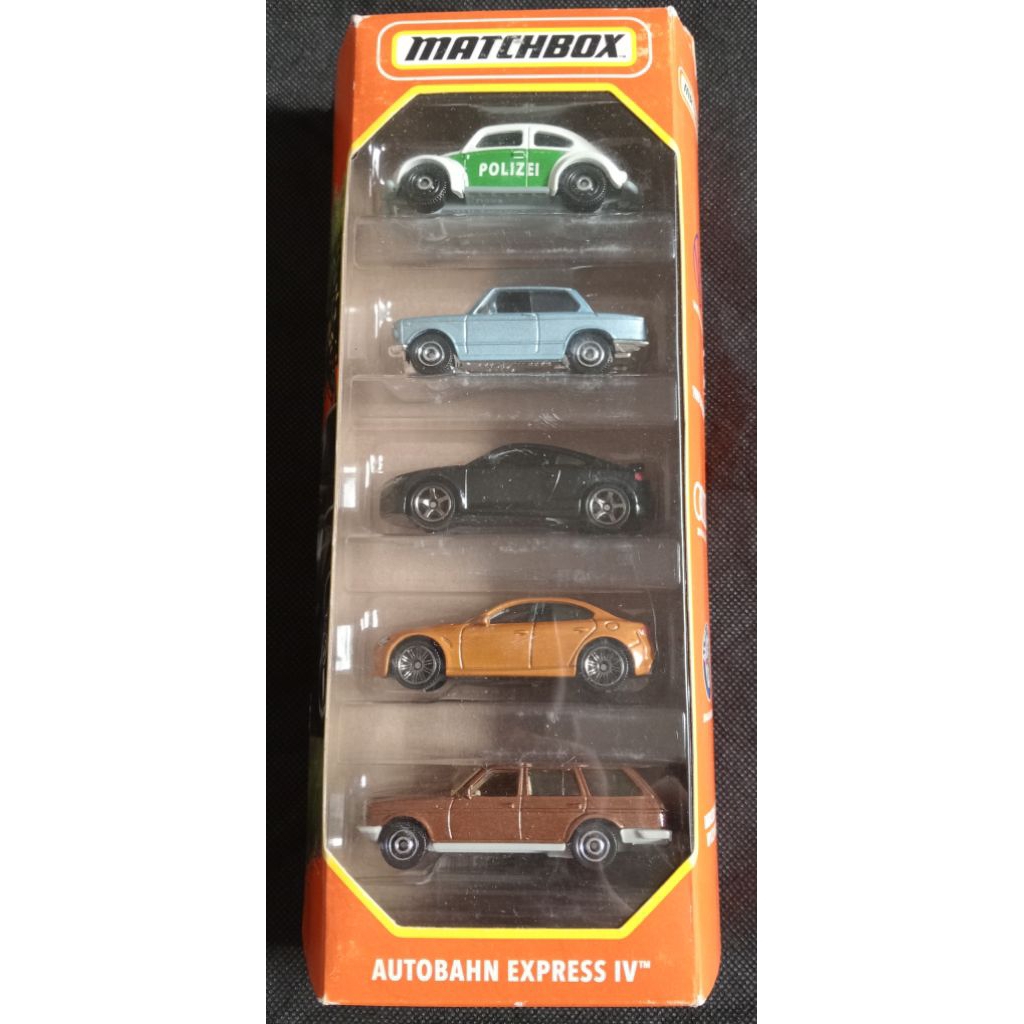 MATCHBOX AUTOBAHN EXPRESS IV GIFTPACK CONTAINS 5 FIRF '62 VOLKSWAGEN ...