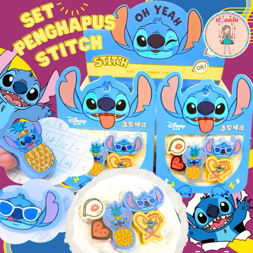 Stich Eraser/Eraser lilo and stich/stich stationery/Mystery Eraser ...