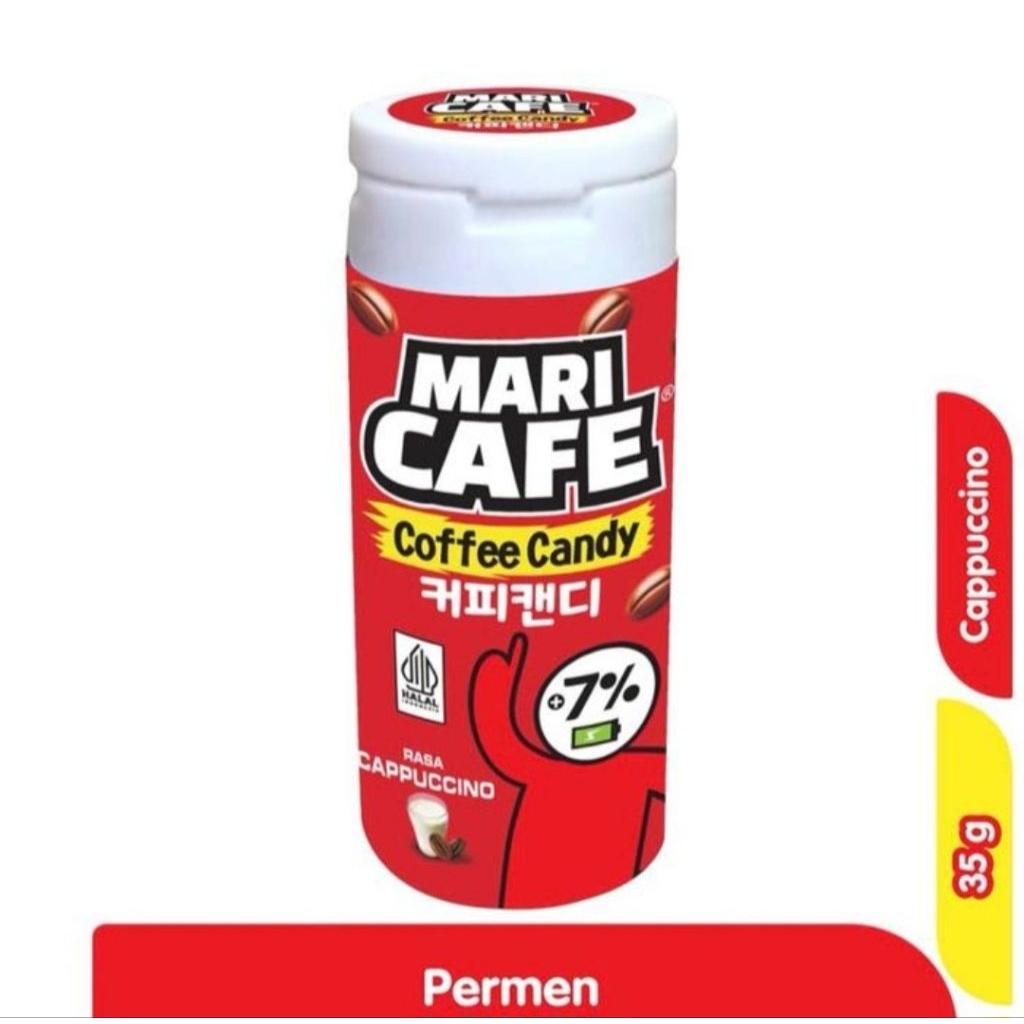 Mari Cafe Coffee Candy Cappuccino Flavored Coffee Candy 35g (EXP 2027 ...