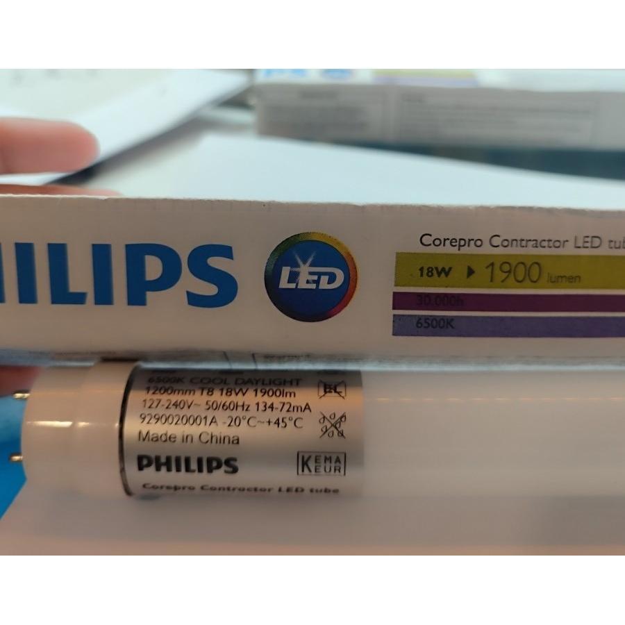 Philips TL led 18 watt ecofit corepro neon led lamp t8 18w 120cm white ...