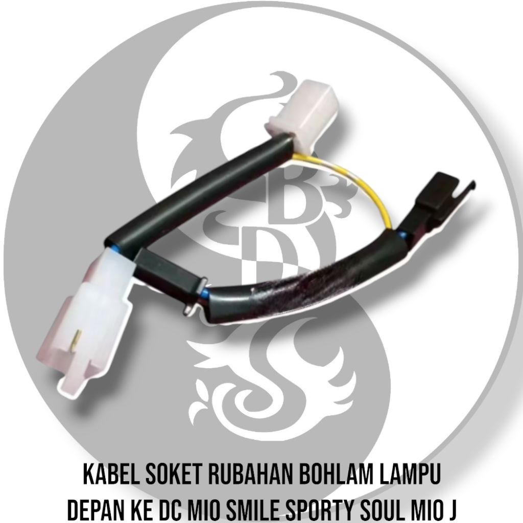 DC Socket Cable Headlight Fitting Yamaha Mio Smile Sporty Soul Mio J ...