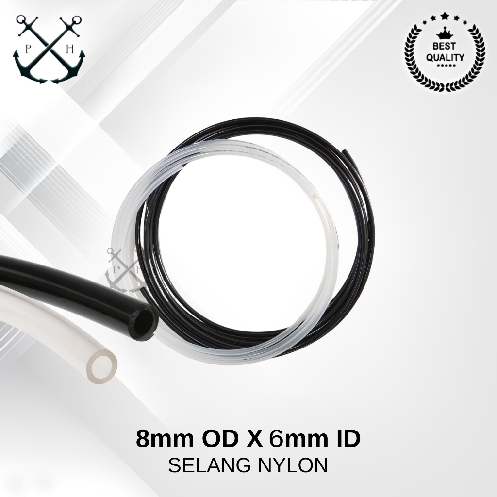 8mm Nylon Tube Hose OD x 6mm ID x 1 meter | Shopee Malaysia