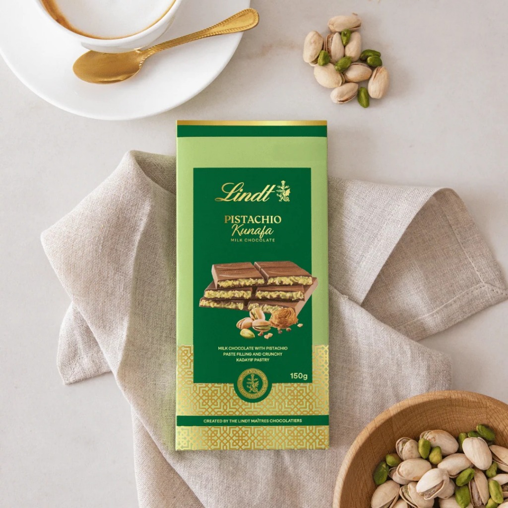 Lindt pistachio kunafa chocolate dubai 150g | Shopee Malaysia
