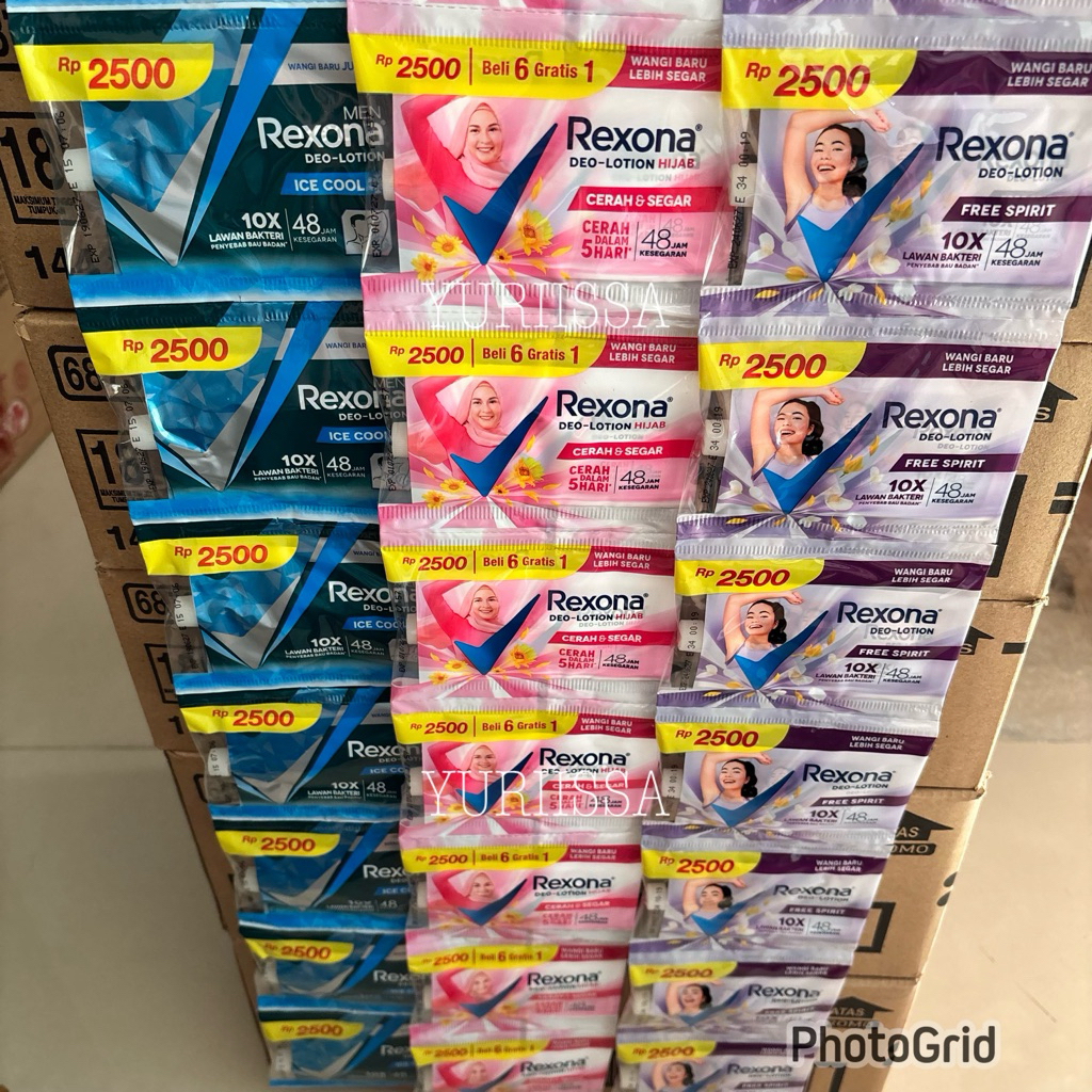 REXONA Deodorant (6 Sachets) | Shopee Malaysia