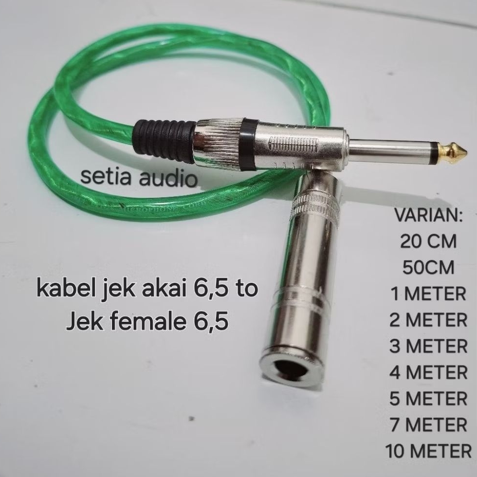 Akai 6.5 to 6.5 makita guitar microphone connection cable | Shopee Malaysia