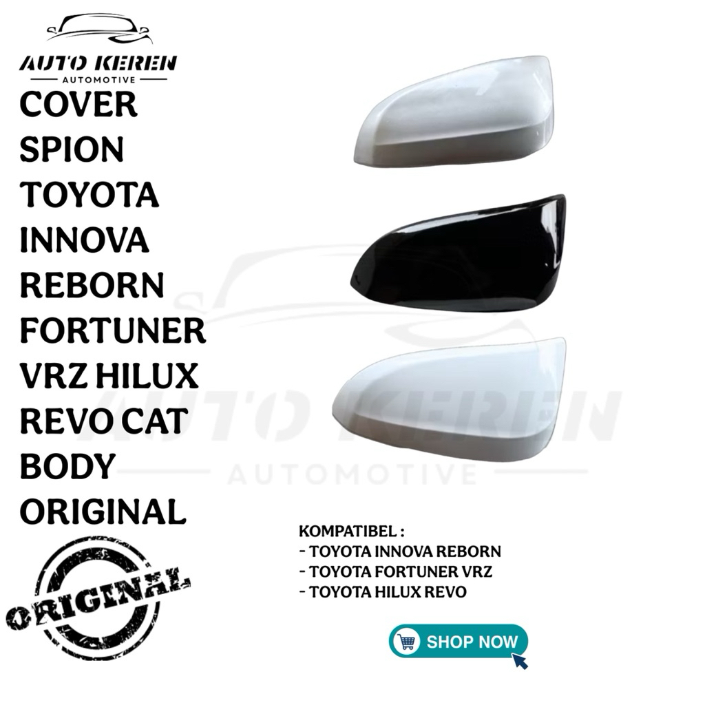 TOYOTA INNOVA REBORN FORTUNER VRZ HILUX REVO CAT BODY MIRROR COVER ...