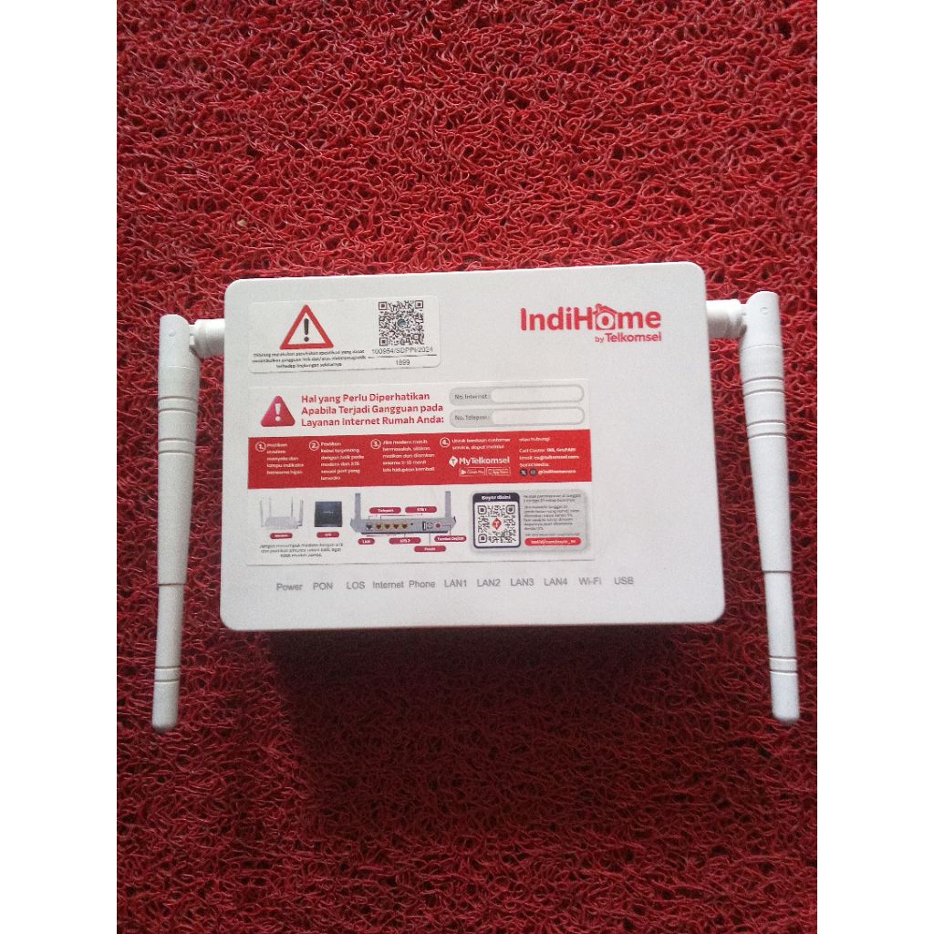 Dualband Wireless Wifi Router 4G - 5G GPON ONT ZTE F672Y Blue Port ...