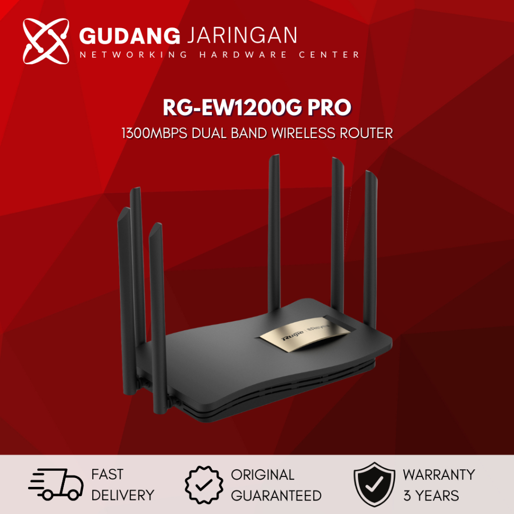RUIJIE REYEE RG-EW1200G PRO MESH WIFI-5 ROUTER | Shopee Malaysia