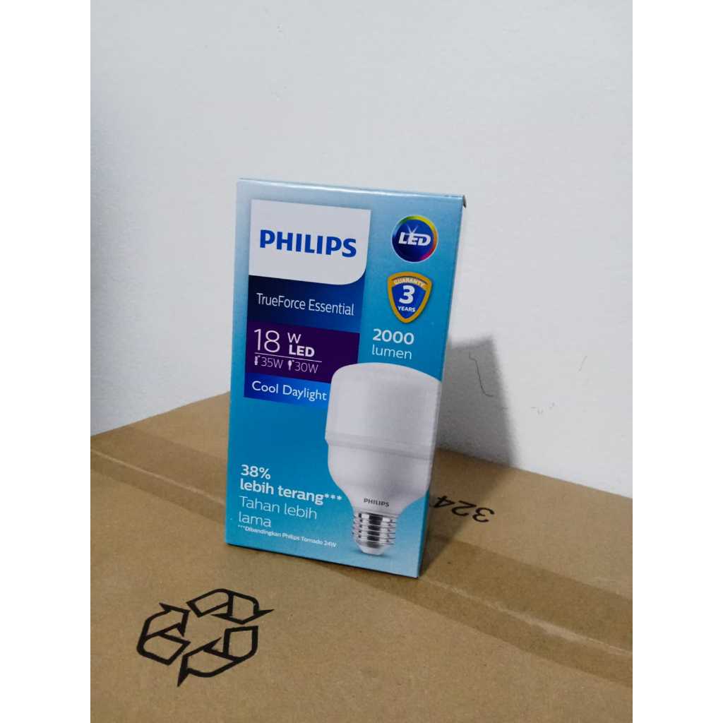 Philips LED Trueforce Essential 18W 6500K Cool Day Light White | Shopee ...