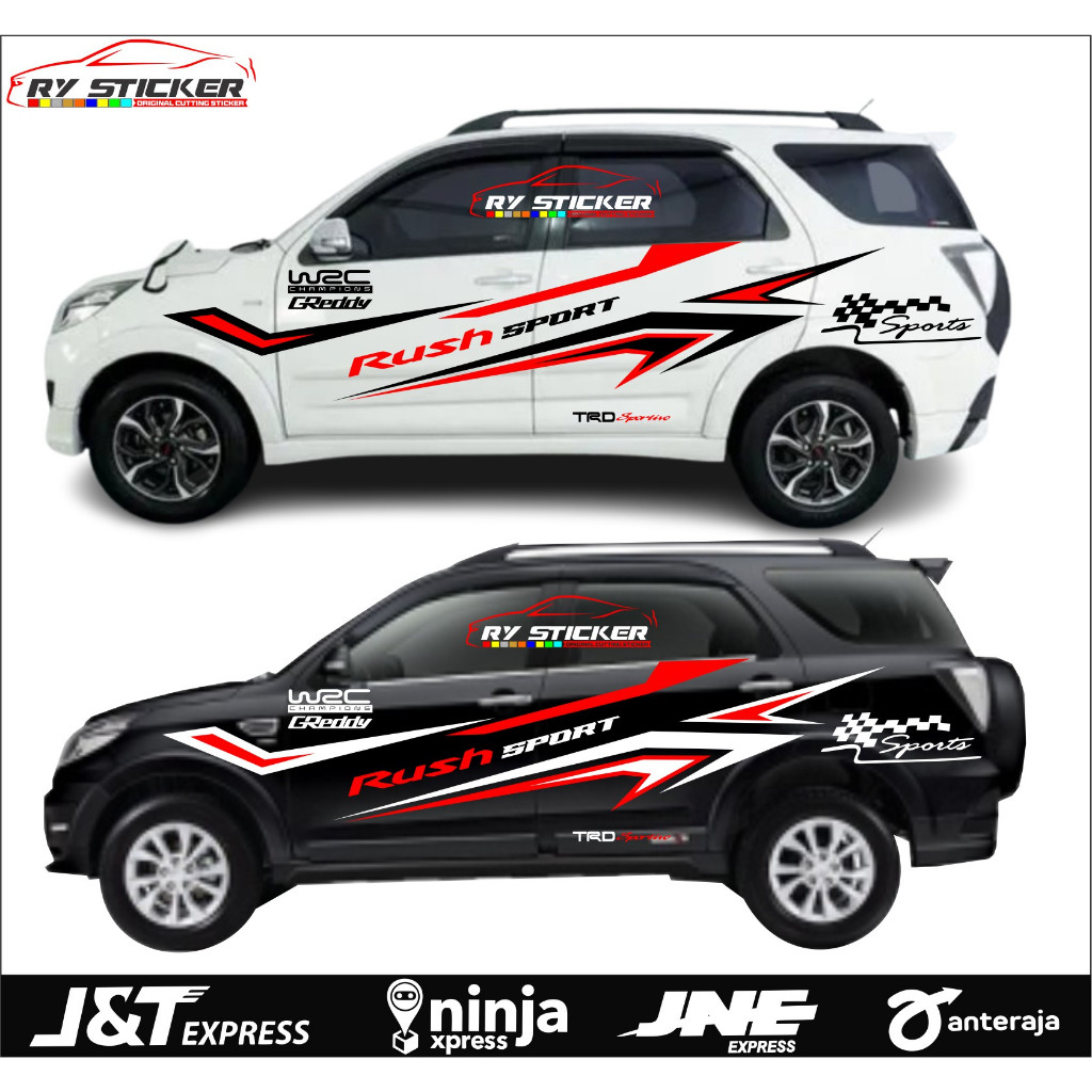 Rush Stickers, Car Cutting Stickers, Latest Terios Sigra Calya Avanza ...