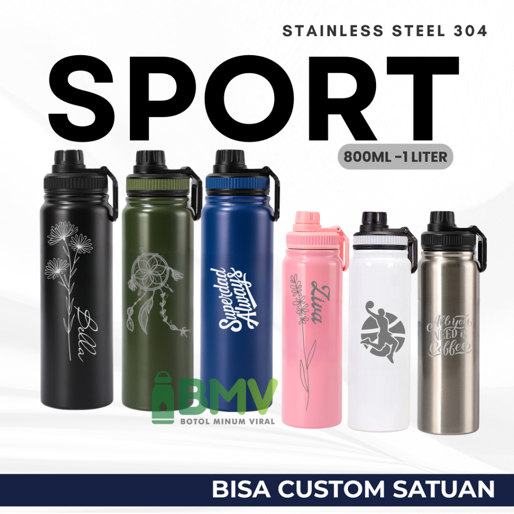 Custom Stainless Steel Tumbler Engraved Name Logo Sport Aesthetic 1 ...