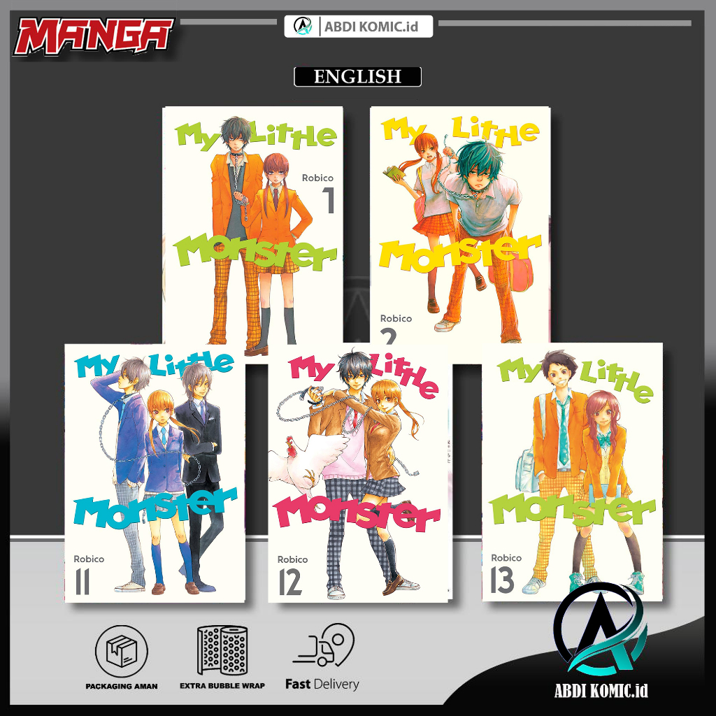 My Little Monster Manga Comic Vol. 1 - 13 End (English) | Shopee Malaysia