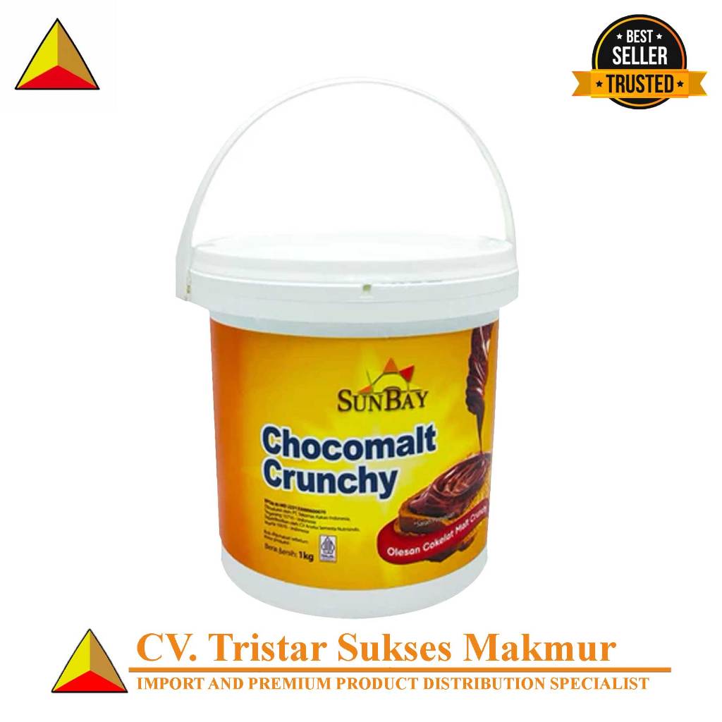 Sunbay Chocomalt Crunchy 1 Kg Chocolate Spread Malt Crunchy Chocolate ...