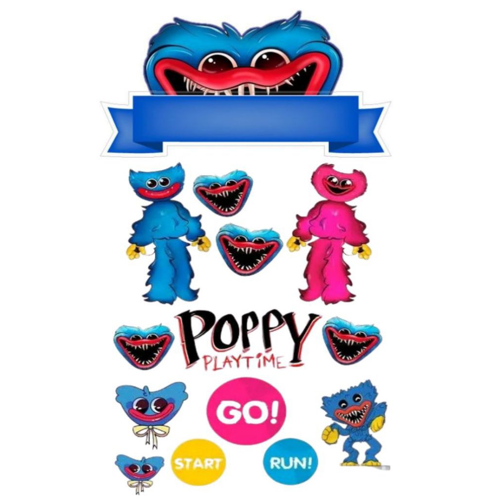 Poppy Playtime Topper/Happy Birthday Cake Topper/Birthday Cake ...