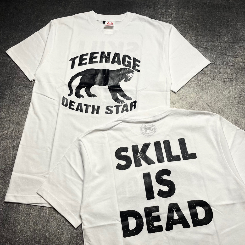 T-shirt TEENAGER DEATH STAR - SKILL IS DEAD WHITE Official Merchandise ...