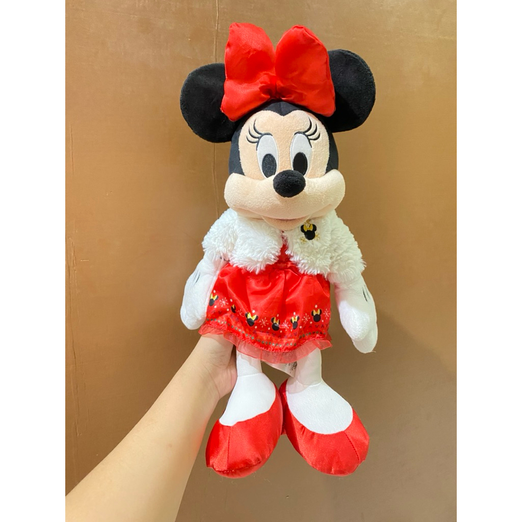 MERAH Original Minnie Mouse Character Doll in Red Costume size 37cm ...