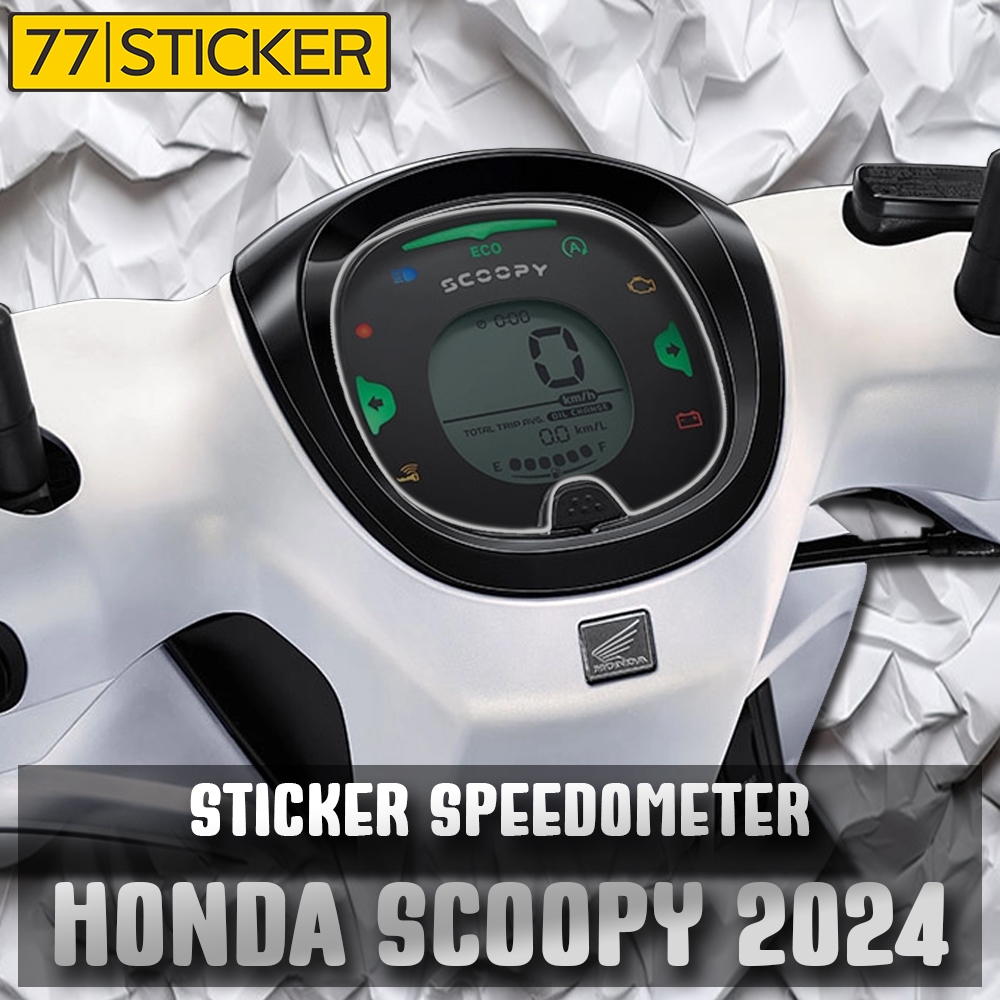 SPEEDOMETER STICKER SPEEDOMETER STICKER FOR HONDA NEW SCOOPY 2024 2025 ...