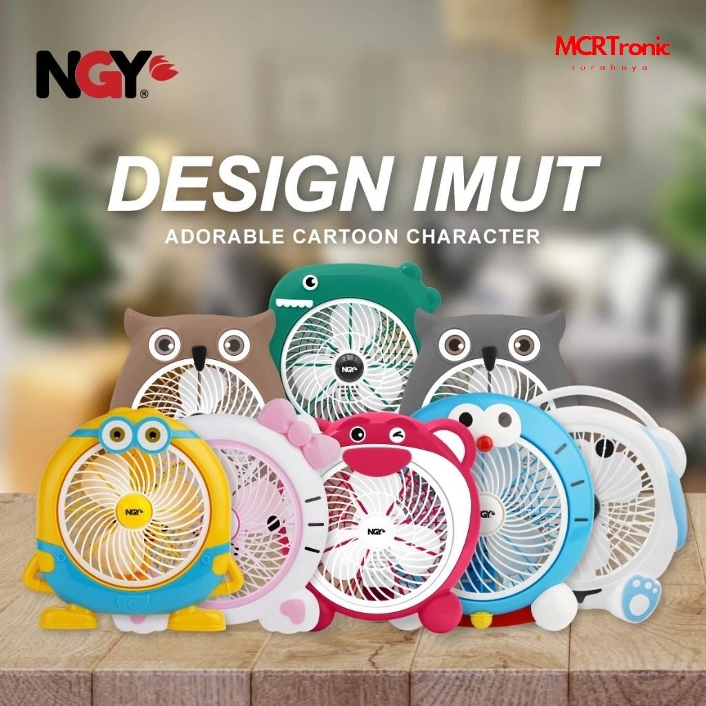 NAGOYA NGY-180 CUTE AND CUTE CHARACTER FAN SIZE 10 INCH STRONG FAN 1 ...