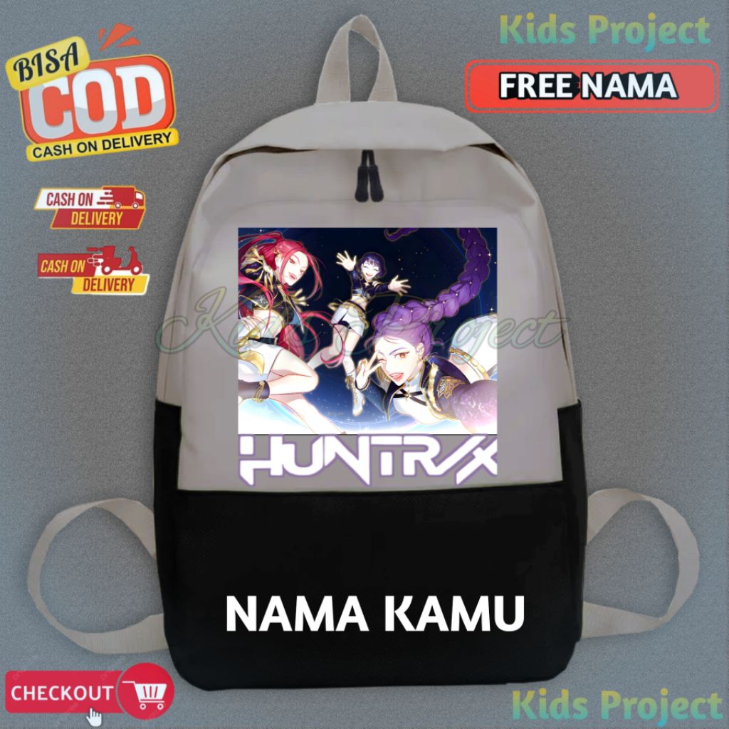 HUNTRIX Kpop Demon Hunters Backpack for Kindergarten and Elementary ...