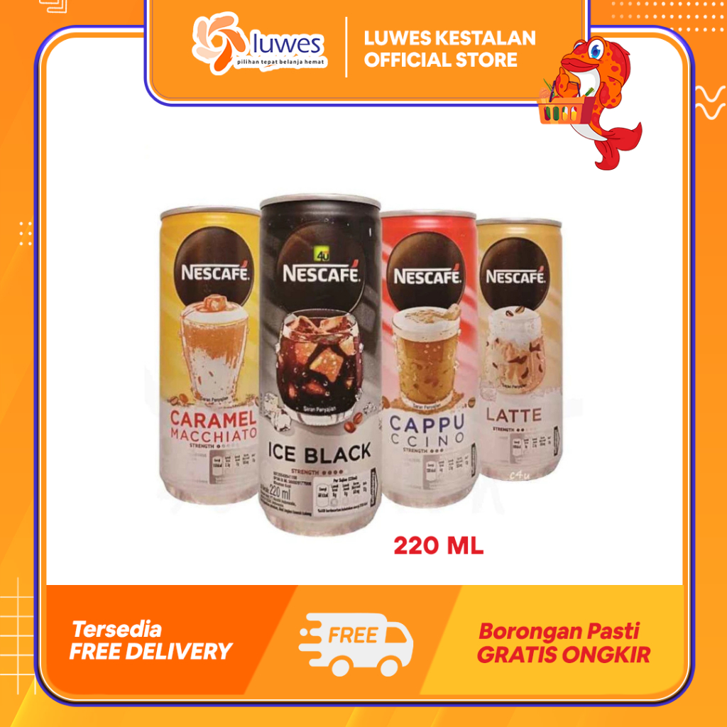 Nescafe Canned Instant Coffee 220ml All Variants of Canned Coffee with ...