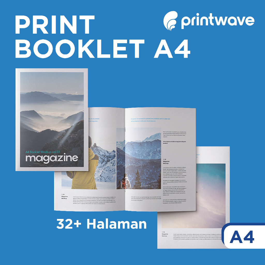Print Custom Premium Portrait A4 Booklet Volumes 32+ Pages | Print ...