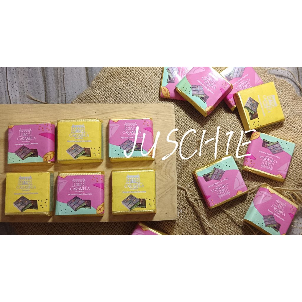 Ready caramel chocolate Dubai mini 1 ORIGINAL madinah 1 pcs Mecca ...