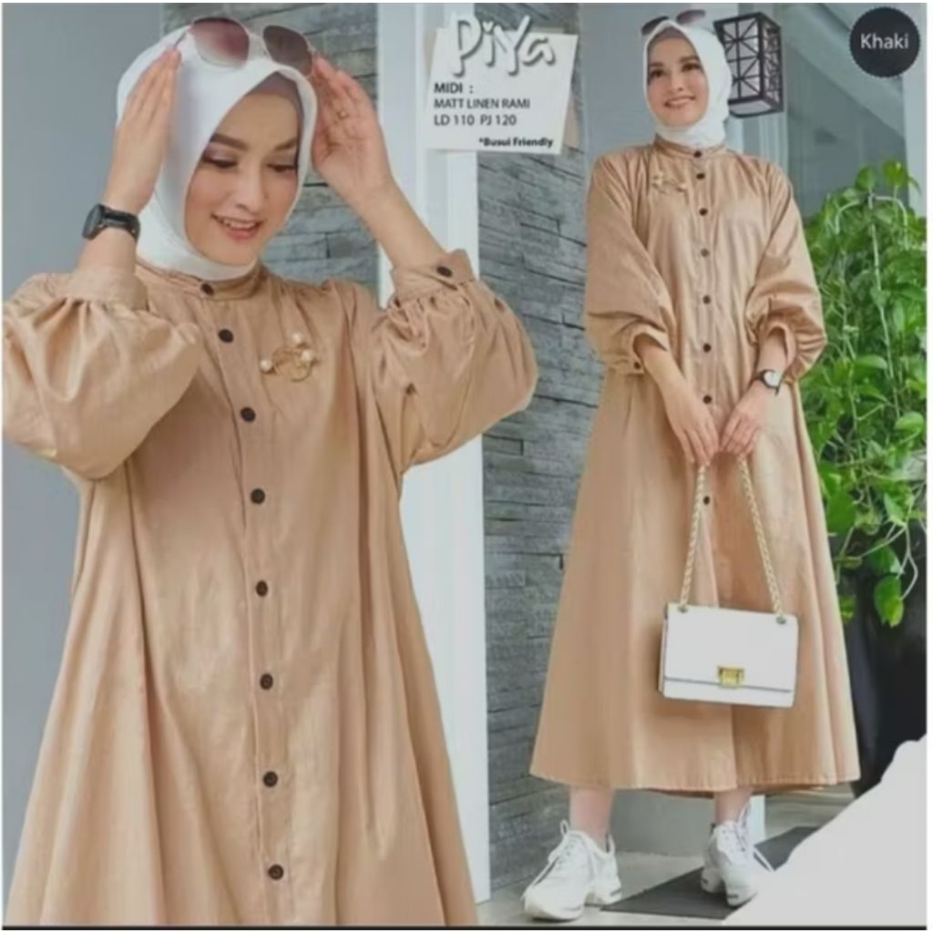KATUN MIDI DRESS PREMIUM COTTON KURTA MIDI/ WOMEN'S/ DRESS | Shopee ...