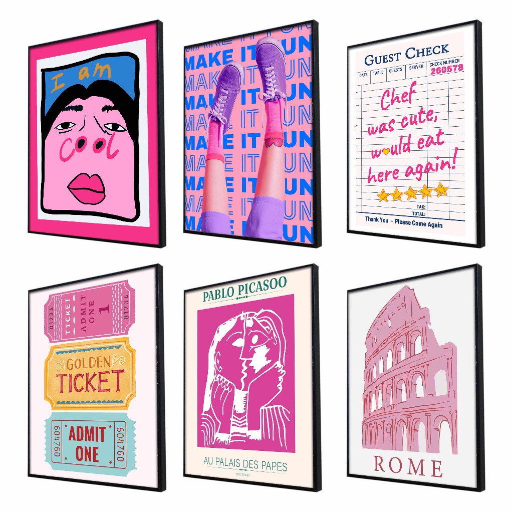 [Catalog 36 ] Aesthetic Wall Poster | Frameblock Size A3 30x40 cm ...