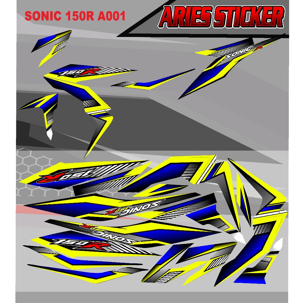 Honda sonic 150r custom sticker Striping a001 | Shopee Malaysia