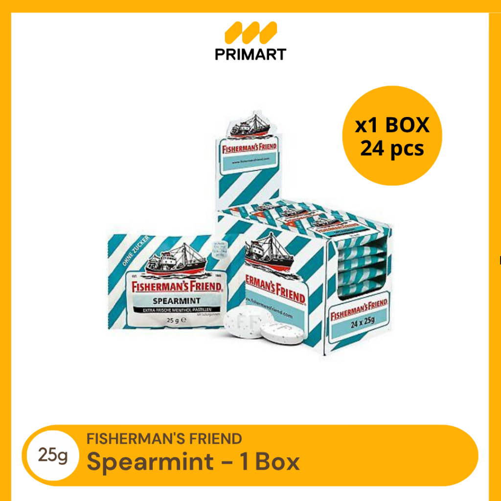 Fisherman's Friend Spearmint Mint Candy 25 gr - BOX | Shopee Malaysia