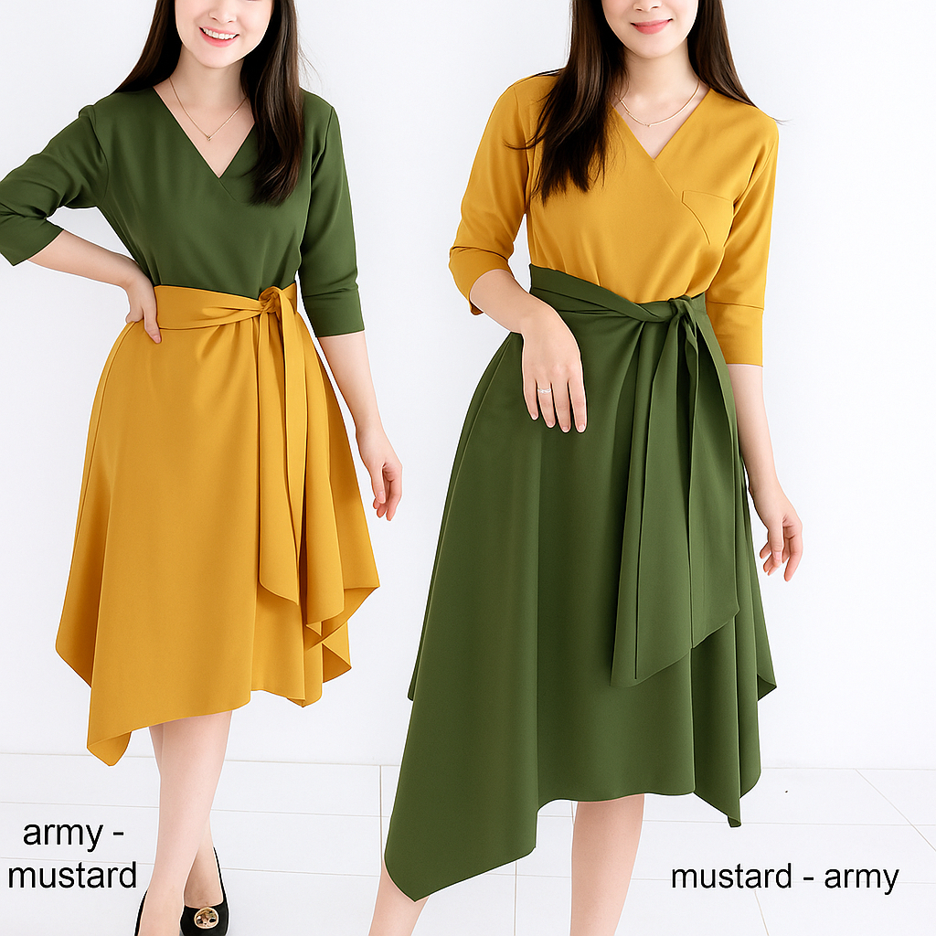 Amira Dress for Women with Back Buttons | Women's Long Dress in the ...