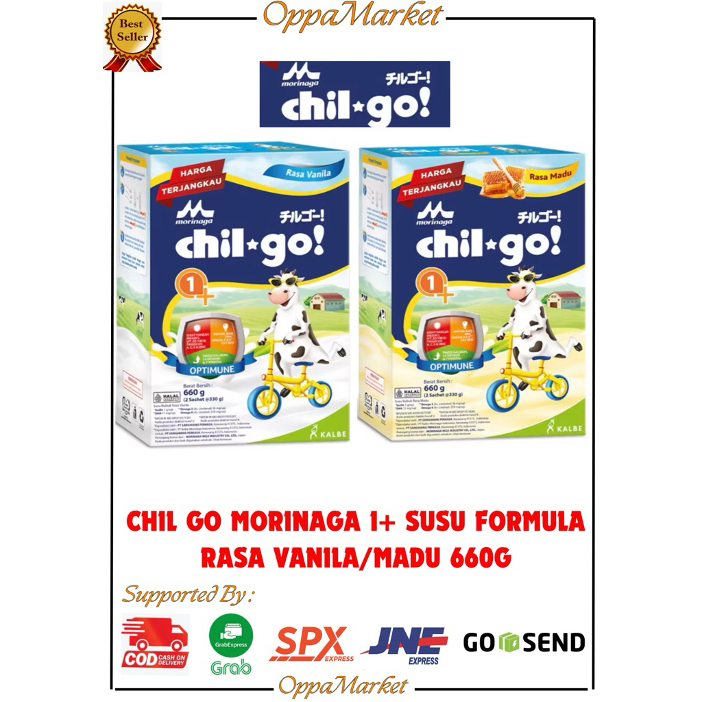 CHIL GO MORINAGA 1+ VANILLA/HONEY FLAVOR CHILDREN'S FORMULA MILK 660G ...