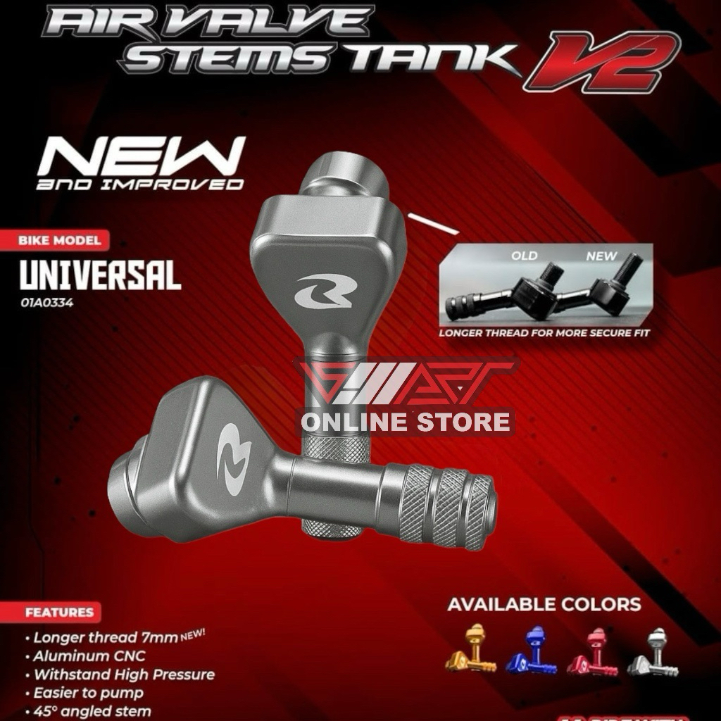 RCB VENT CAP - AIR VALVE STEMS TANK RCB V2 (8 MM / 10 MM) | Shopee Malaysia