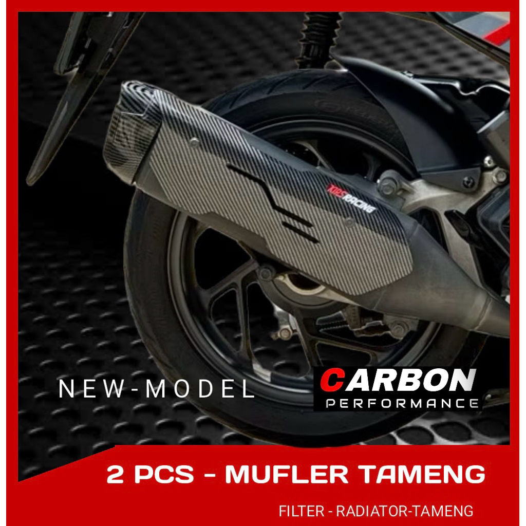 PACKAGE 2 PCS CARBON PCX 160 SHIELD MONCONG KIPS RACING ZT ️package ...