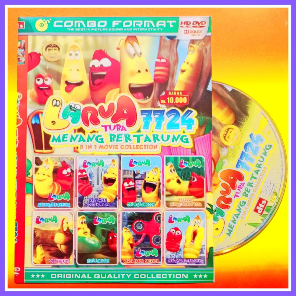 Children's Educational Cartoon Film Cassette Collection LARVA Vol.7724 ...