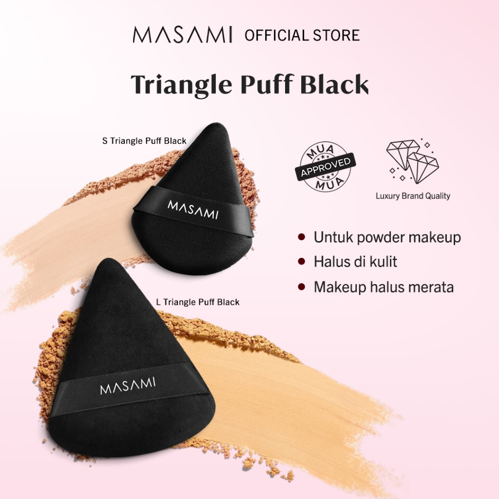 Masami Triangle Puff Ultra Triangle Puff/ Slim Triangle Puff/ Loose ...