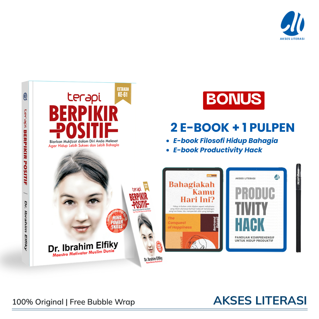 POSITIVE THINKING THERAPY BOOK - Dr. Ibrahim Elfiky | Shopee Malaysia