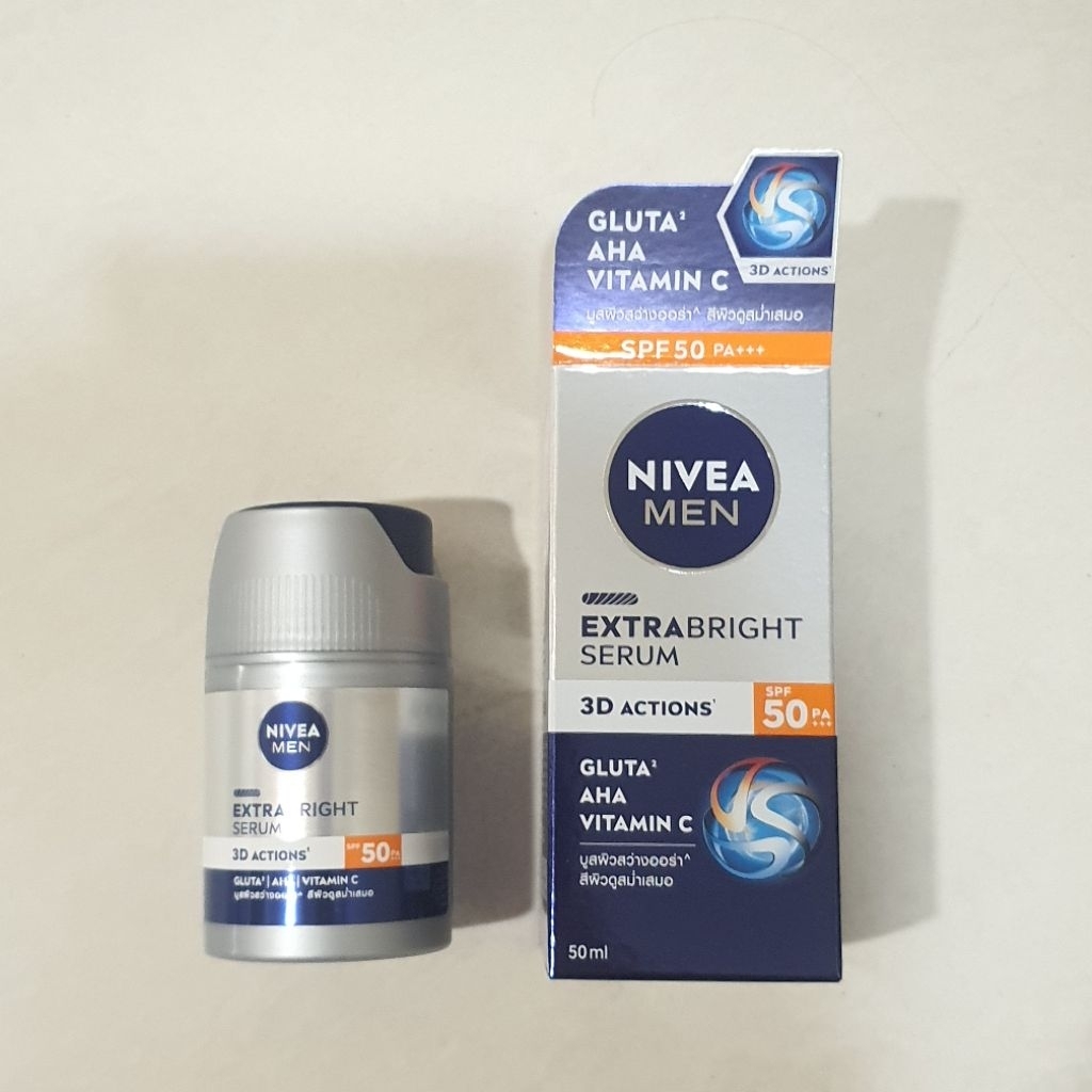 Gatsby Nivea Man Sun Face Sunblock Sunscreen Serum SPF50 SPF 50 Face ...